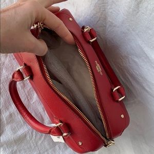 Coach | Bags | Coach Mini Crossover Satchel Red | Poshmark